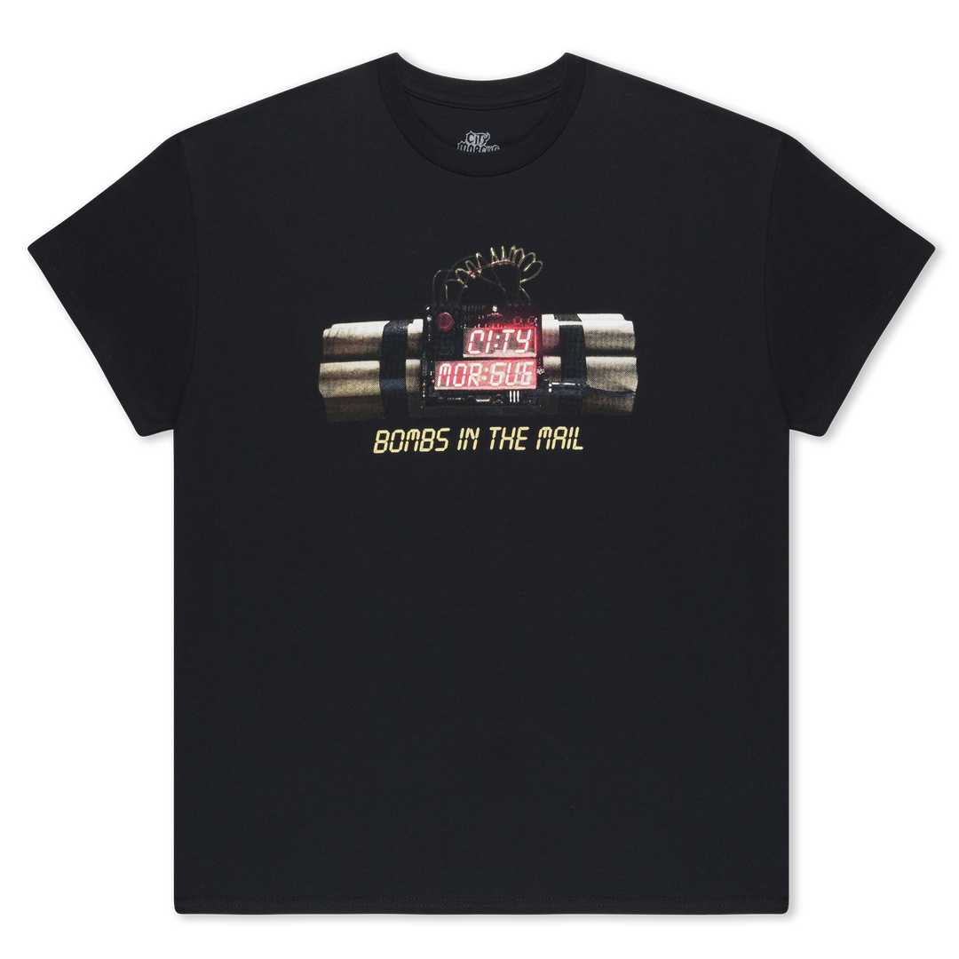 BOMBS IN THE MAIL TOUR BOMB TEE – City Morgue | Official Store